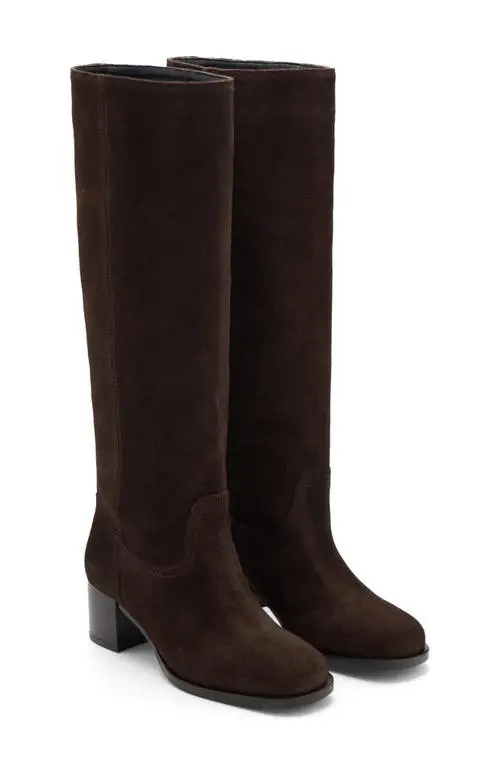 Mango Suede Tall Boot