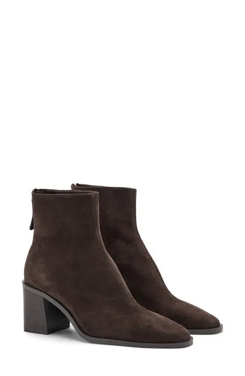 Mango Round Toe Bootie - Chocolate