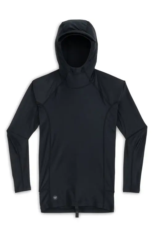 FREE FLY Pinnacle Hooded Rashguard - Black