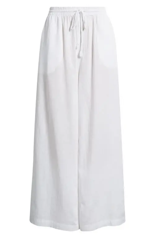 Nordstrom Flowy Cover-up Pants - White