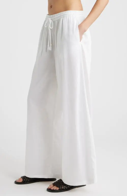 Nordstrom Flowy Cover-up Pants - White