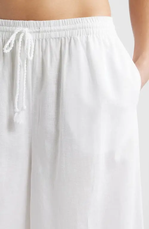 Nordstrom Flowy Cover-up Pants - White