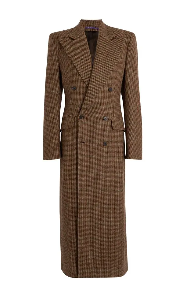 Ralph Lauren Affton Pied De Poule Coat