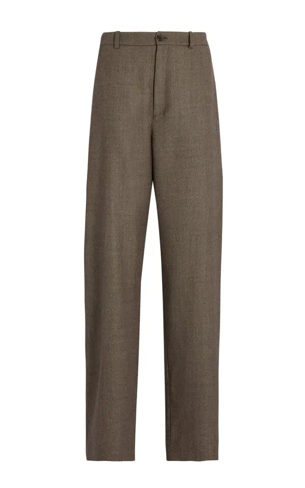 Ralph Lauren Leandre Birdseye Tweed Pants