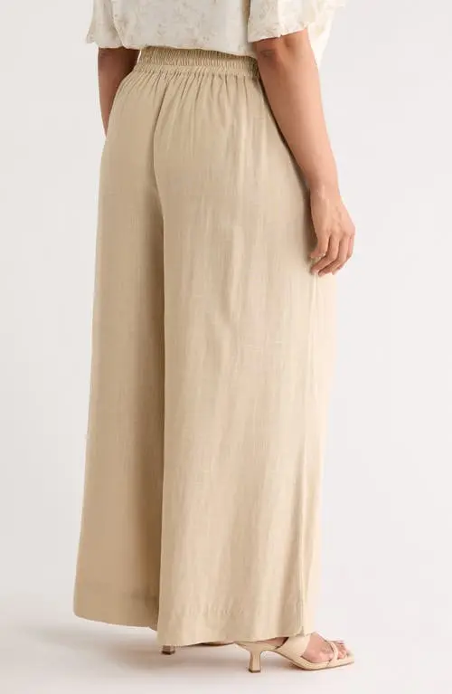 Vince Camuto Wide Leg Pants - Camel