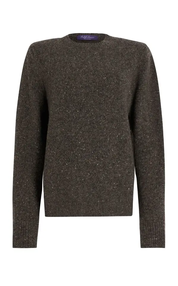 Ralph Lauren Cashmere Donegal Sweater - Taupe