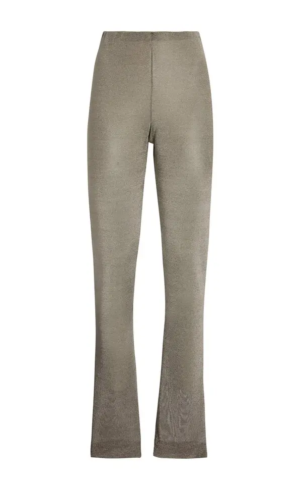 Ralph Lauren Delilah Metallic Jersey Pants