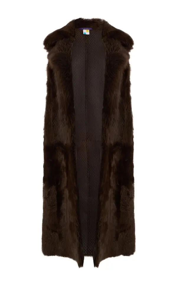 Ralph Lauren Carinne Shearling Coat