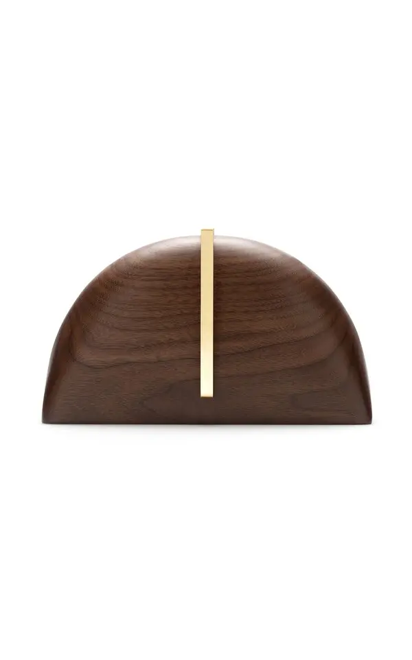 Cult Gaia Laguna Handheld Clutch - Brown