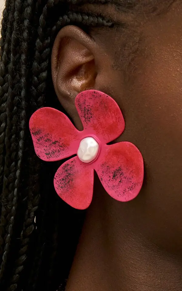 Cult Gaia Lucky Earring - Red