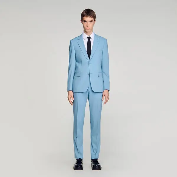 Sandro Wool Suit Trousers