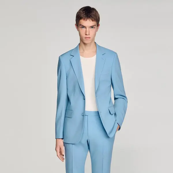 Sandro Wool Suit Jacket