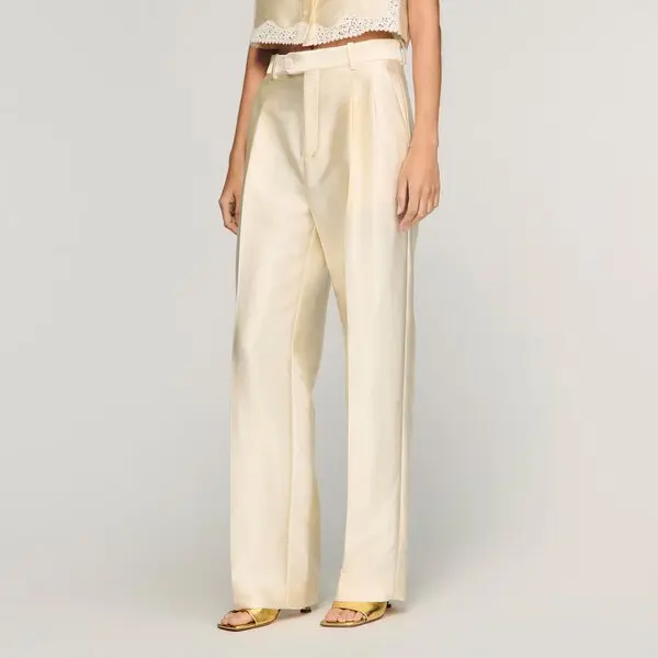 Sandro Satin Trousers