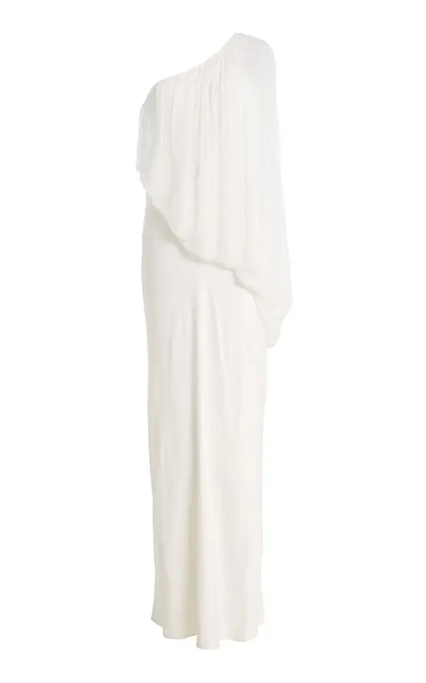 THIRD FORM Solstice One-shoulder Maxi Dress - Ivory