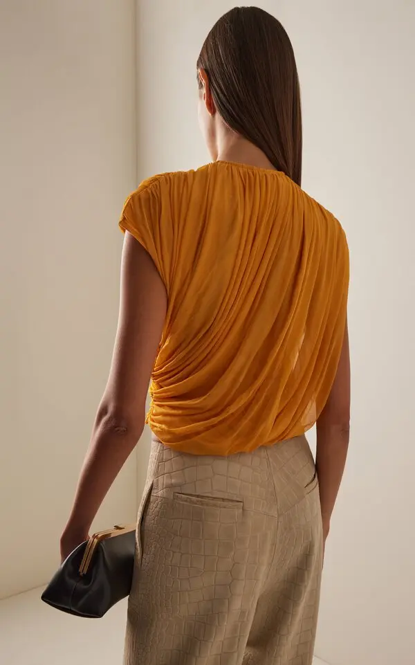 Tove Murle Draped Jersey Top