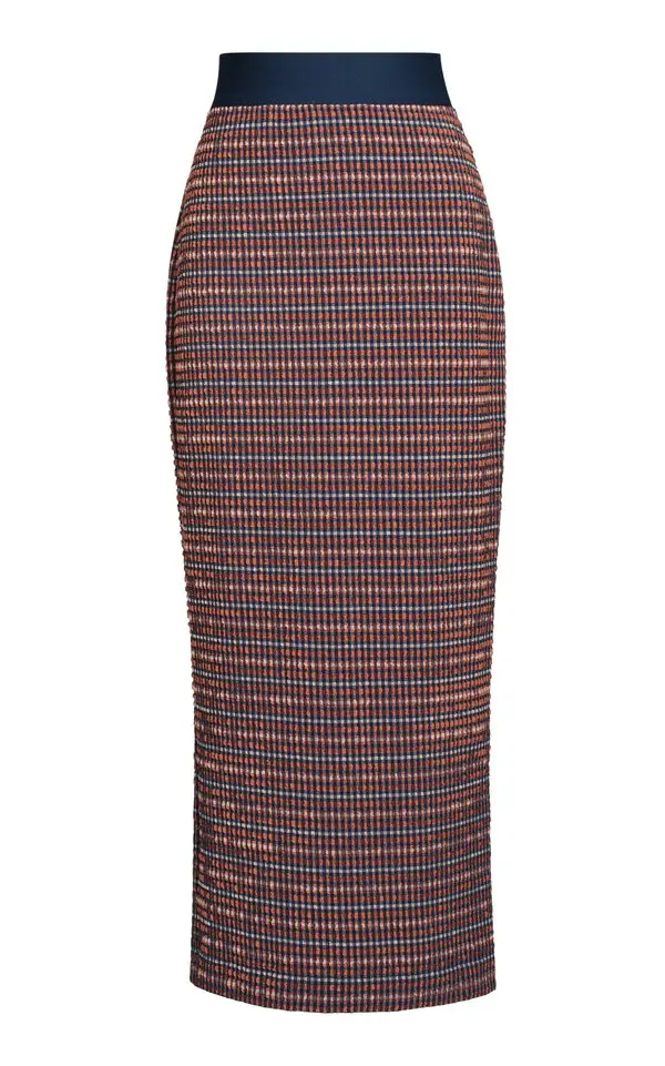 Rachel Comey Checked Pencil Midi Skirt