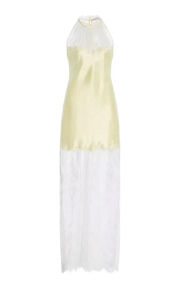 THIRD FORM Poetry Lace Maxi Dress - Yellow