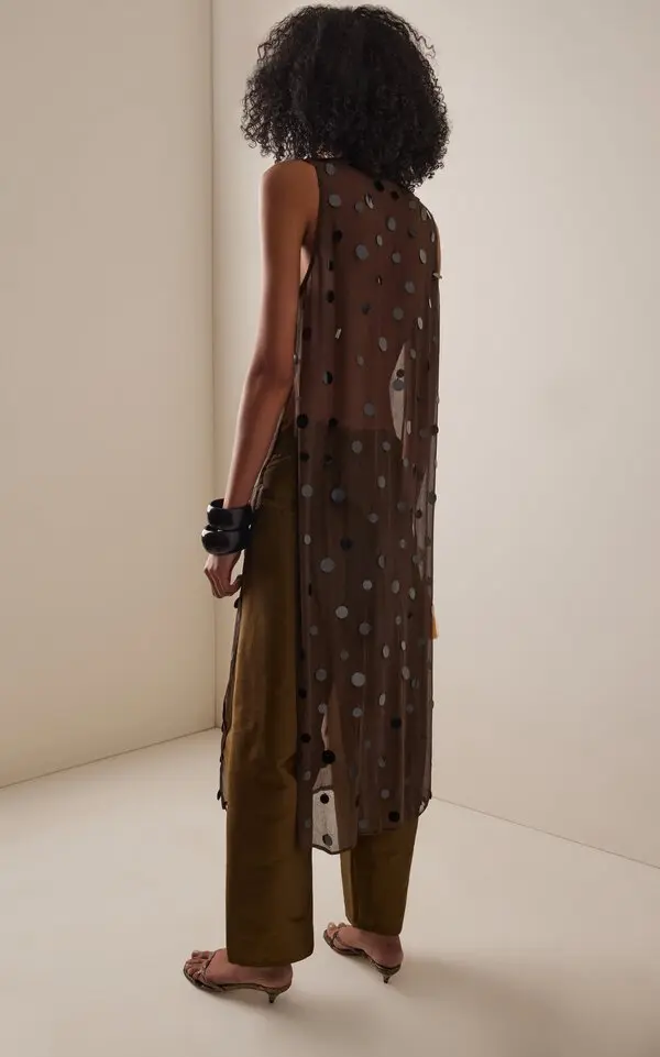 Chan Luu Chloe Sequin Tunic Earth