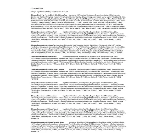 CLINIQUE Superbalanced Makeup And Cheek Pop Blu Sh Set