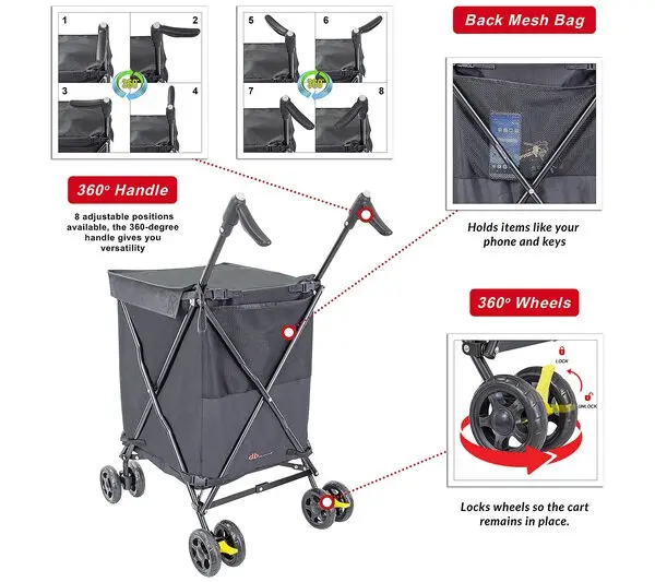 DBEST PRODUCTS Cruiser Cart Urban 360
