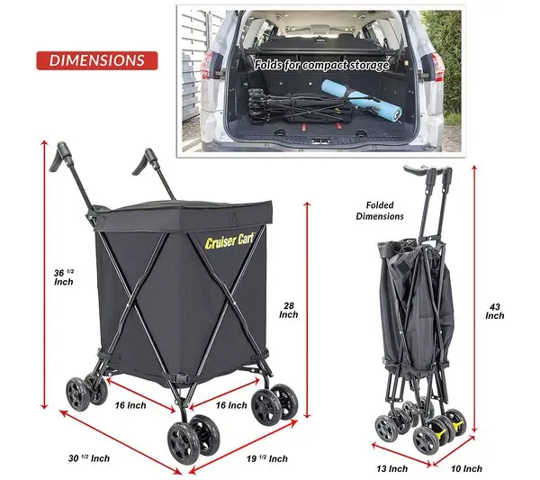 DBEST PRODUCTS Cruiser Cart Urban 360