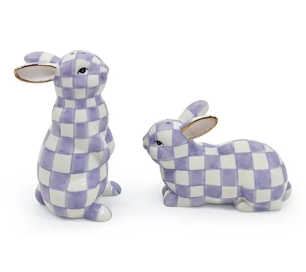 MACKENZIE-CHILDS Bunny Salt & Pepper Set