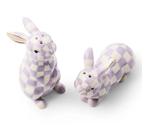 MACKENZIE-CHILDS Bunny Salt & Pepper Set