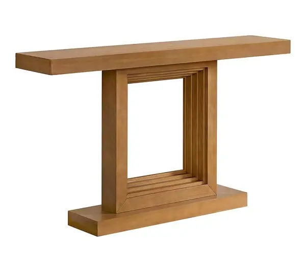 ALATERRE FURNITURE 56' Pismo Solid Wood Console Entryway Table - One-color