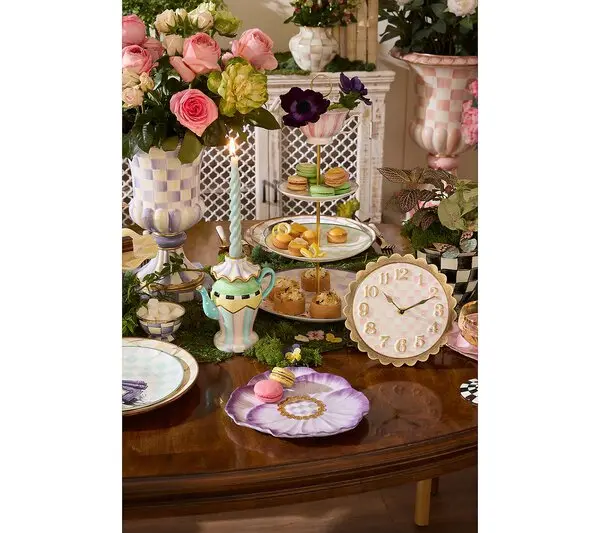 MACKENZIE-CHILDS Teacup Tiered Stand