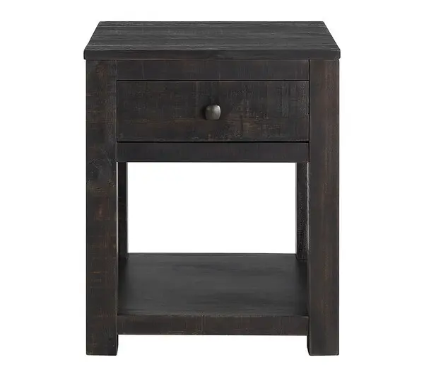 ALATERRE FURNITURE Durham 20' Side/end Table W/ Drawer & Shelf - One-color