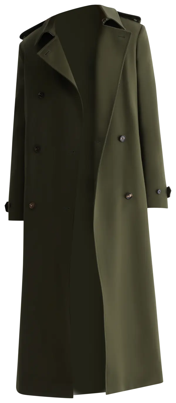 Veronica De Piante Amara Longline Trench Coat