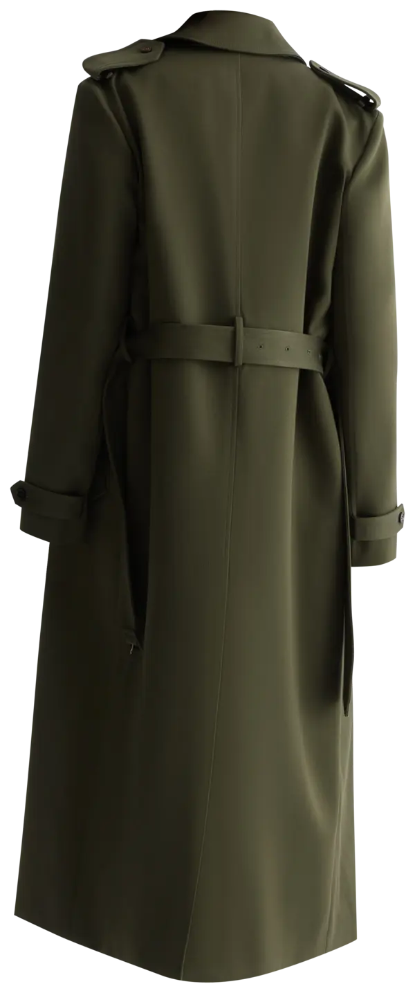 Veronica De Piante Amara Longline Trench Coat