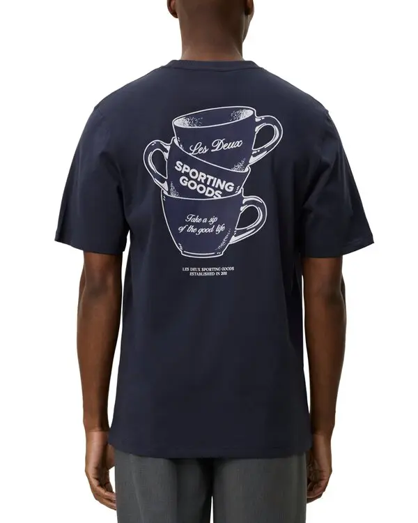 LES DEUX Artist T-shirt - Dark Navy