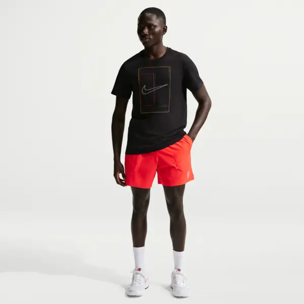 Nike Court Advantage Dri-fit 6" Tennis Shorts - Red