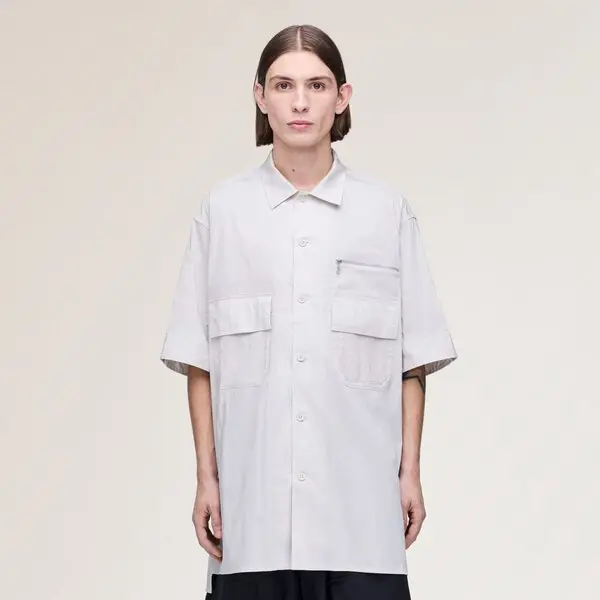 Adidas Y-3 Ut Short Sleeve Shirt - Chalk Pearl