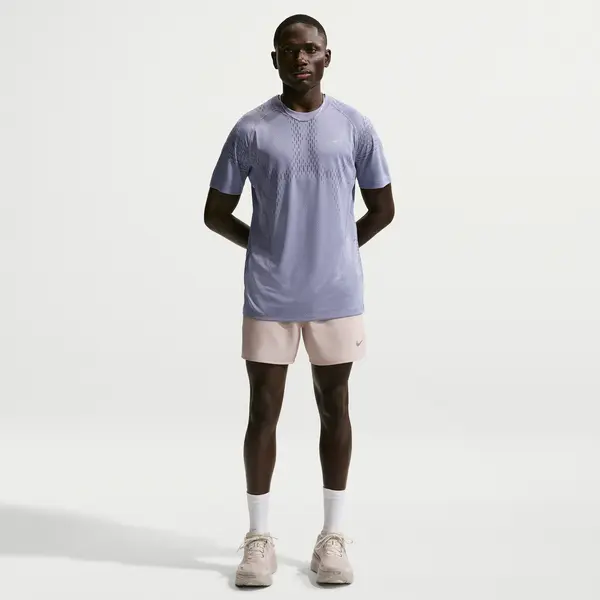 Nike Stride Plus Dri-fit Running Top - Purple
