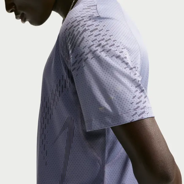 Nike Stride Plus Dri-fit Running Top - Purple