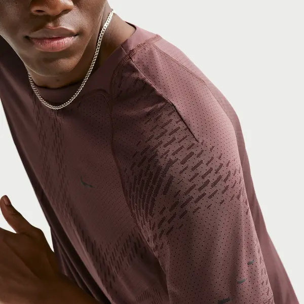 Nike Dri-fit Adv Short-sleeve Running Top - Purple