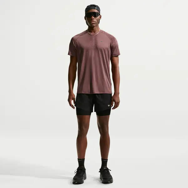 Nike Dri-fit Adv Short-sleeve Running Top - Purple