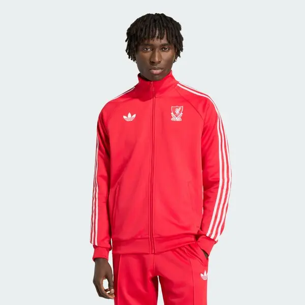 Adidas Liverpool Fc Originals Track Top - Pure Ruby