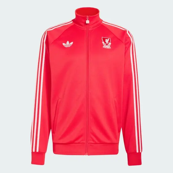 Adidas Liverpool Fc Originals Track Top - Pure Ruby