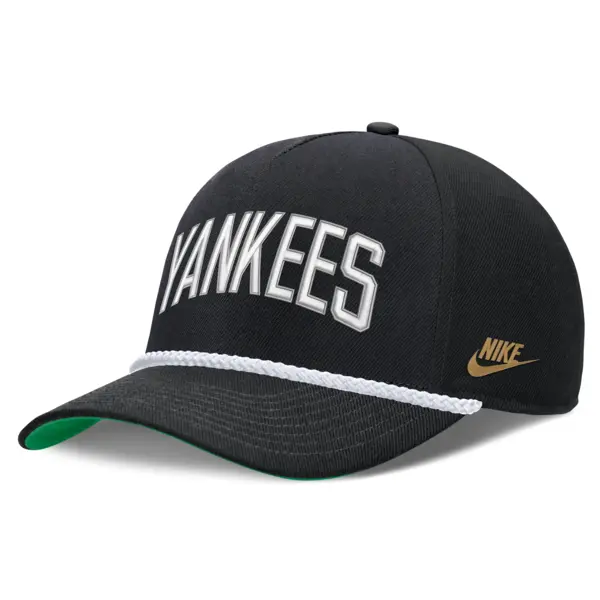 Nike New York Yankees Rise Mlb Adjustable Hat - Black