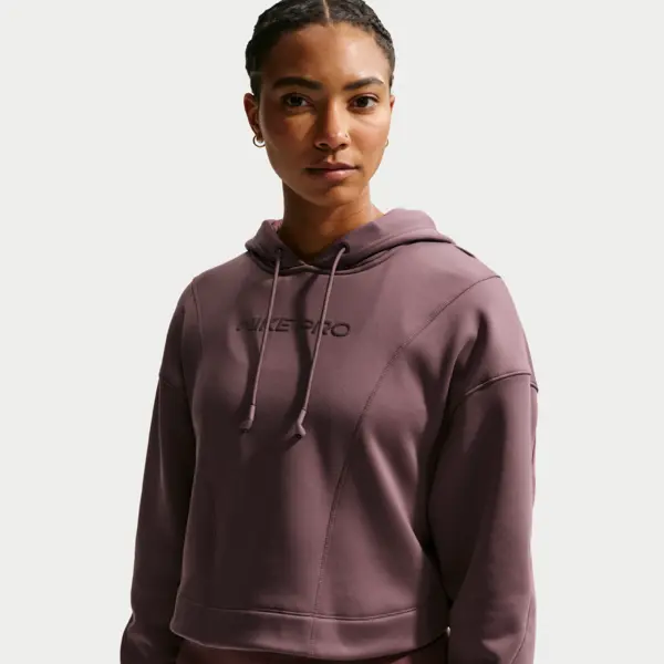 Nike Pro Therma-fit Hoodie - Purple