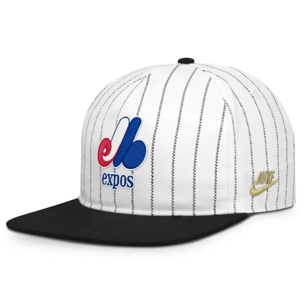 Nike Montreal Expos Pro Mlb Adjustable Cap - White
