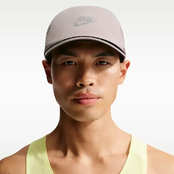 Nike Pro Dri-fit Unstructured Swoosh Run Cap - Grey