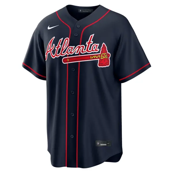 Nike Austin Riley Atlanta Braves Mlb Replica Jersey - Blue