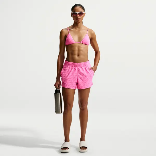 Nike Breaker Terry Texture Cover-up Short - Pink