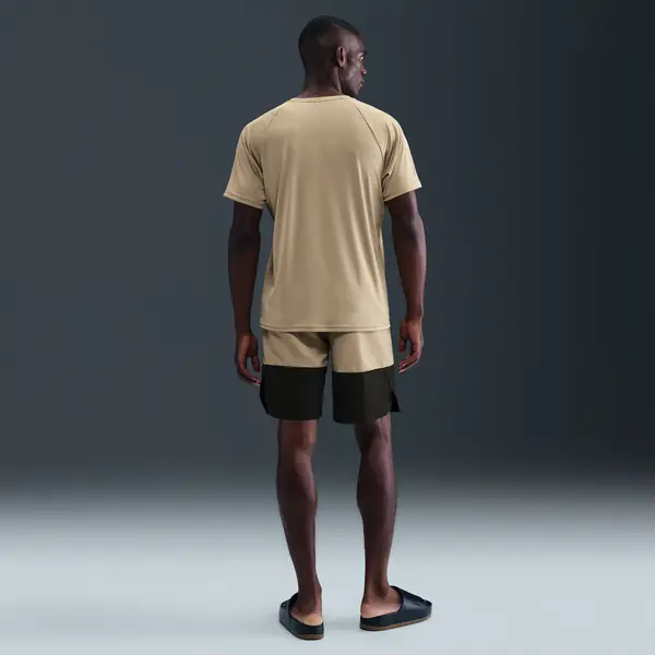 Nike Hydroguard Essential Dri-fit Uv Short Sleeve Top - Brown