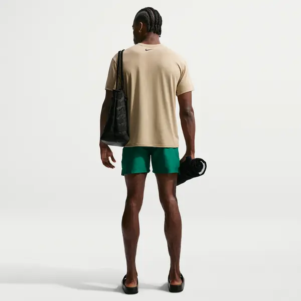 Nike Dri-fit Uv Short Sleeve Top - Brown