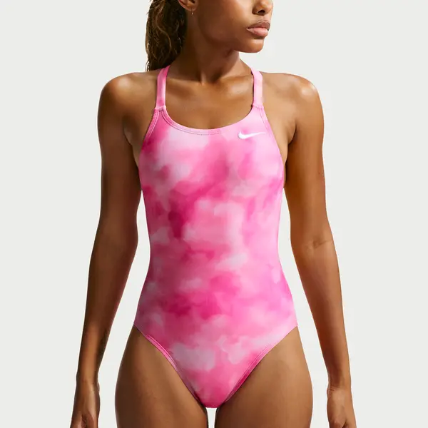 Nike Hydrastrong Fastback One Piece - Pink